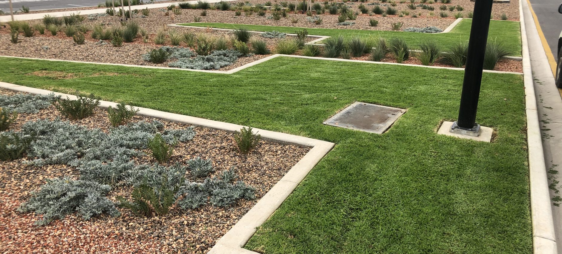 Adelaide Airport Taxi Dropoff - Space Landscape Construction